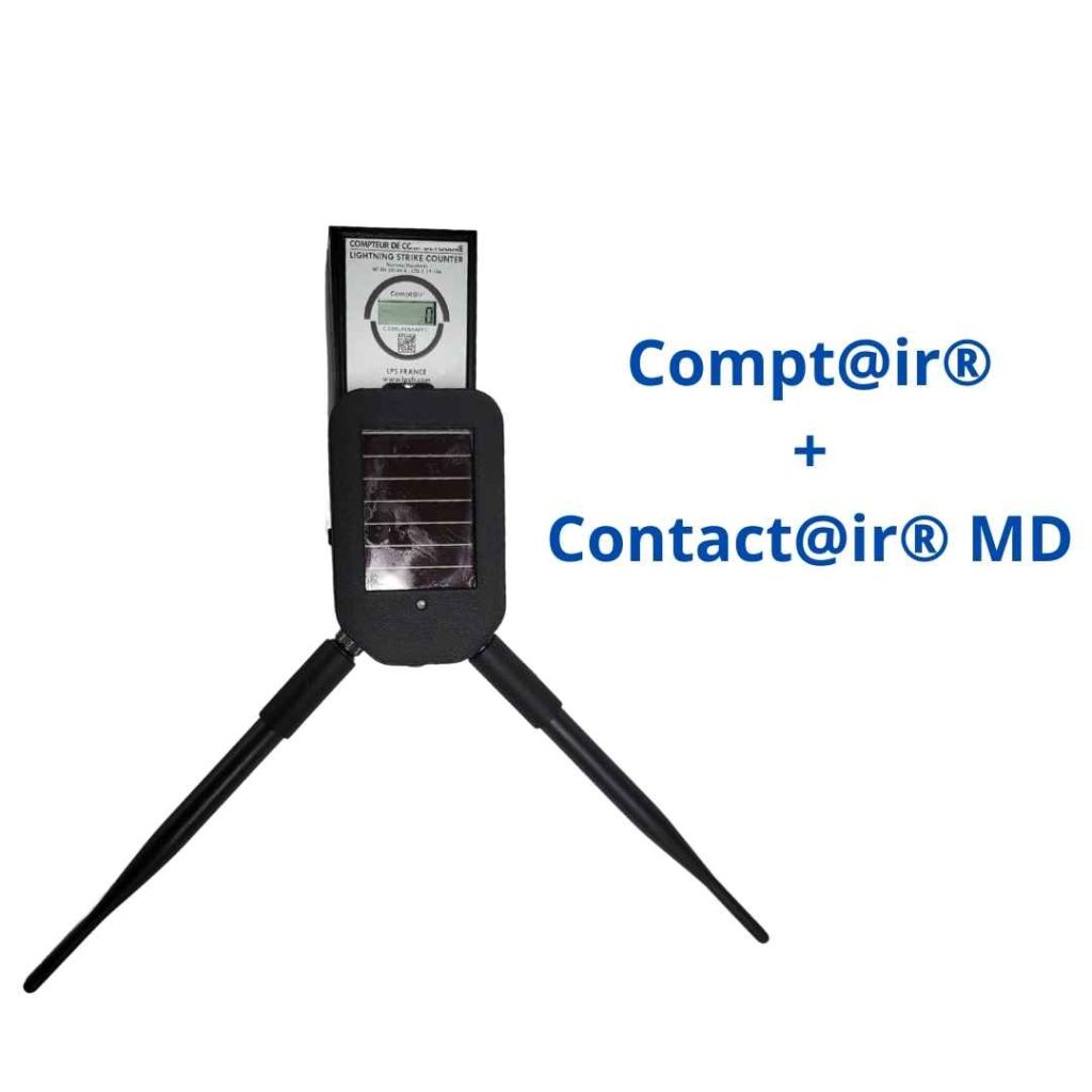 Compt@ir® lightning strike counter - impact detector - LPS France