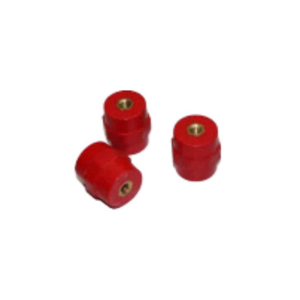 Insulator for Equipotential Spark Gap bar or lightning rod conductor